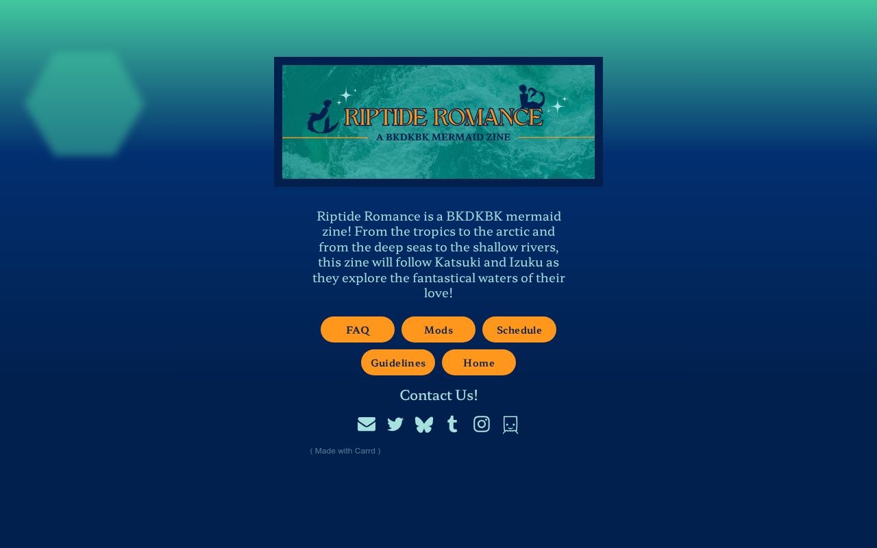 Riptide Romance FAQ + Mod Team